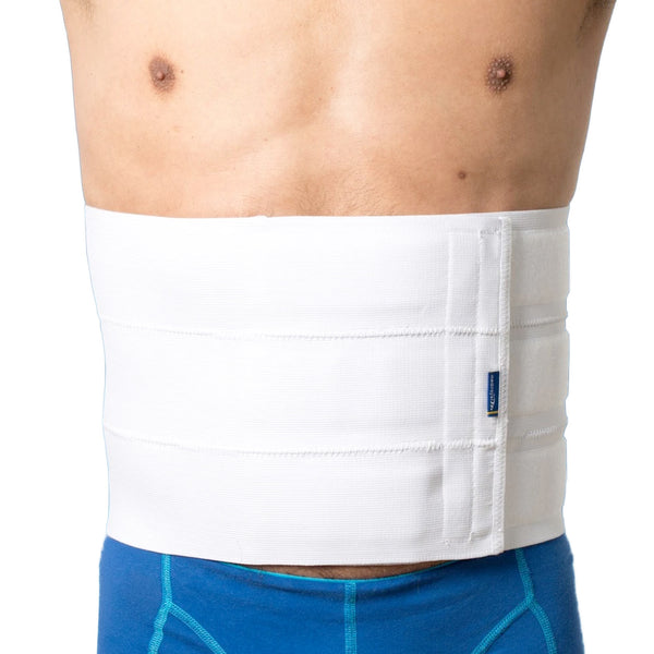 Abdominal Binder 3 panel white - At Therapy Limited