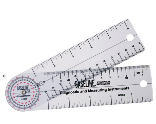 Baseline Plastic Goniometer - At Therapy Limited